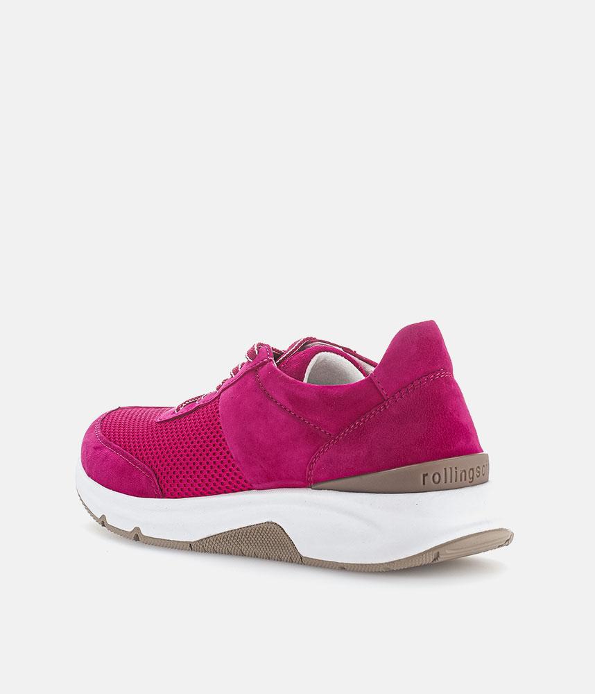 Gabor Fab Rolling Soft Trainers - Pink – Tall Size