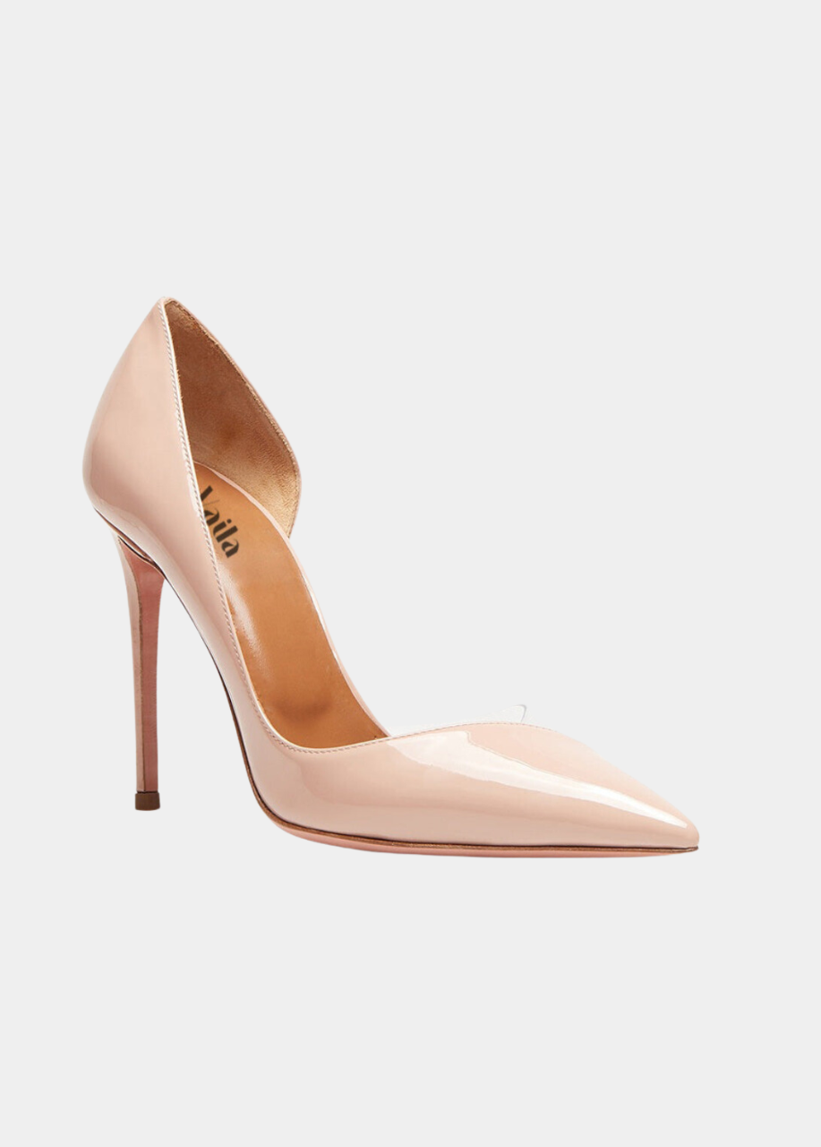 Get Your Hands on Jane Pump | Clear Pumps Heels | Tall Size