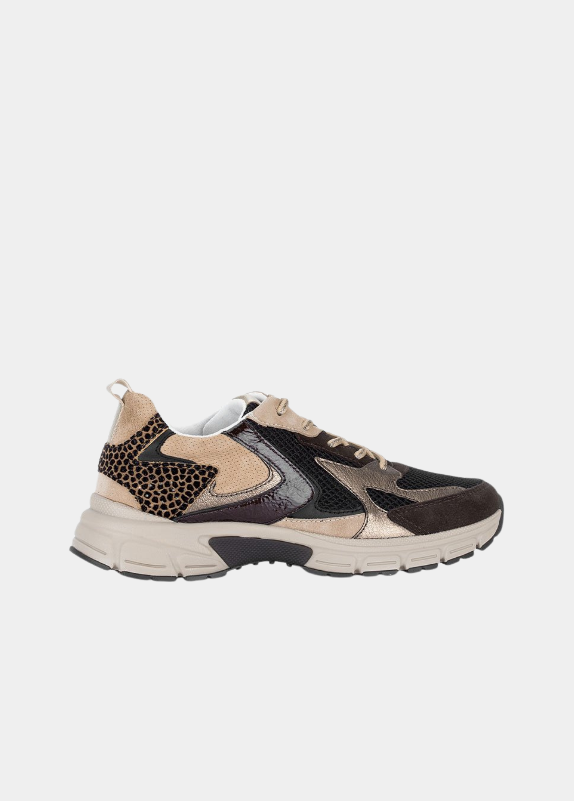Gabor Trendy Multi Fashion Sneakers - Leopard – Tall Size